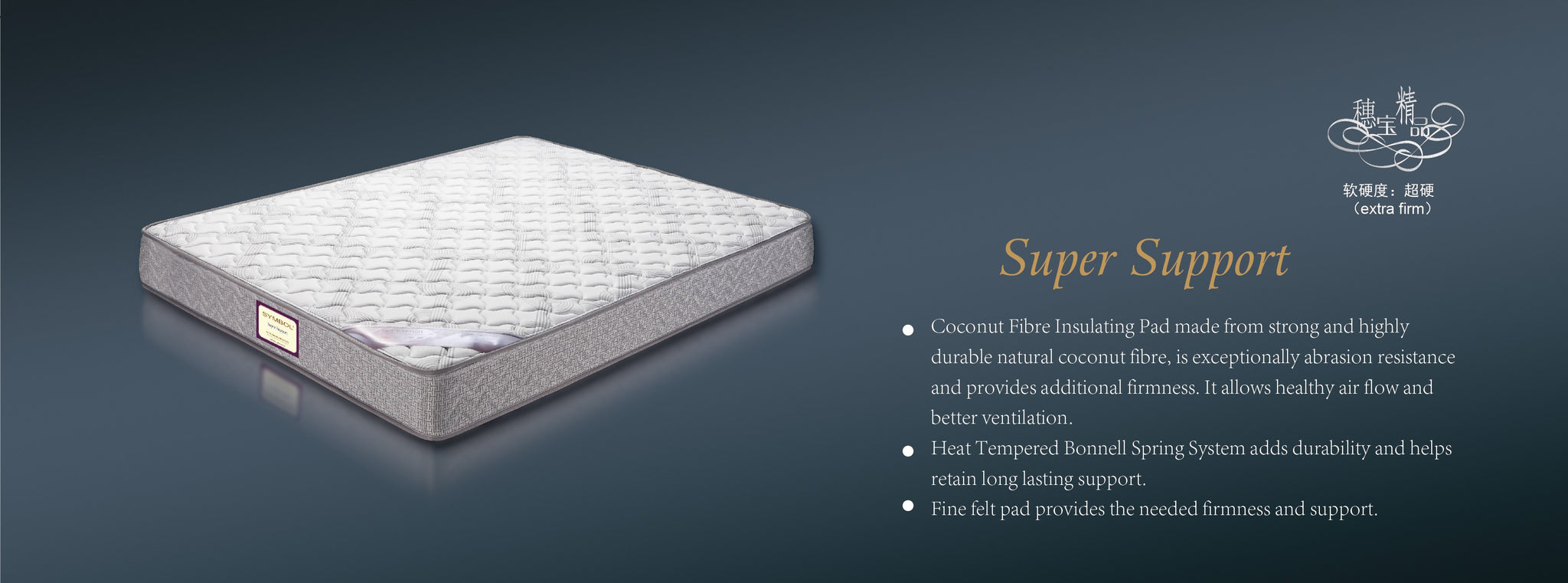 Super Support - Super Firm Mattress – Fantasia Furniture