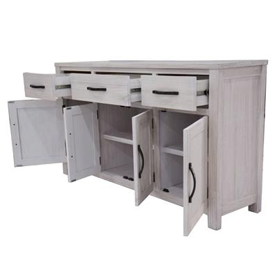 Florida Buffet With 3-Draws & 4-Doors – Fantasia Furniture